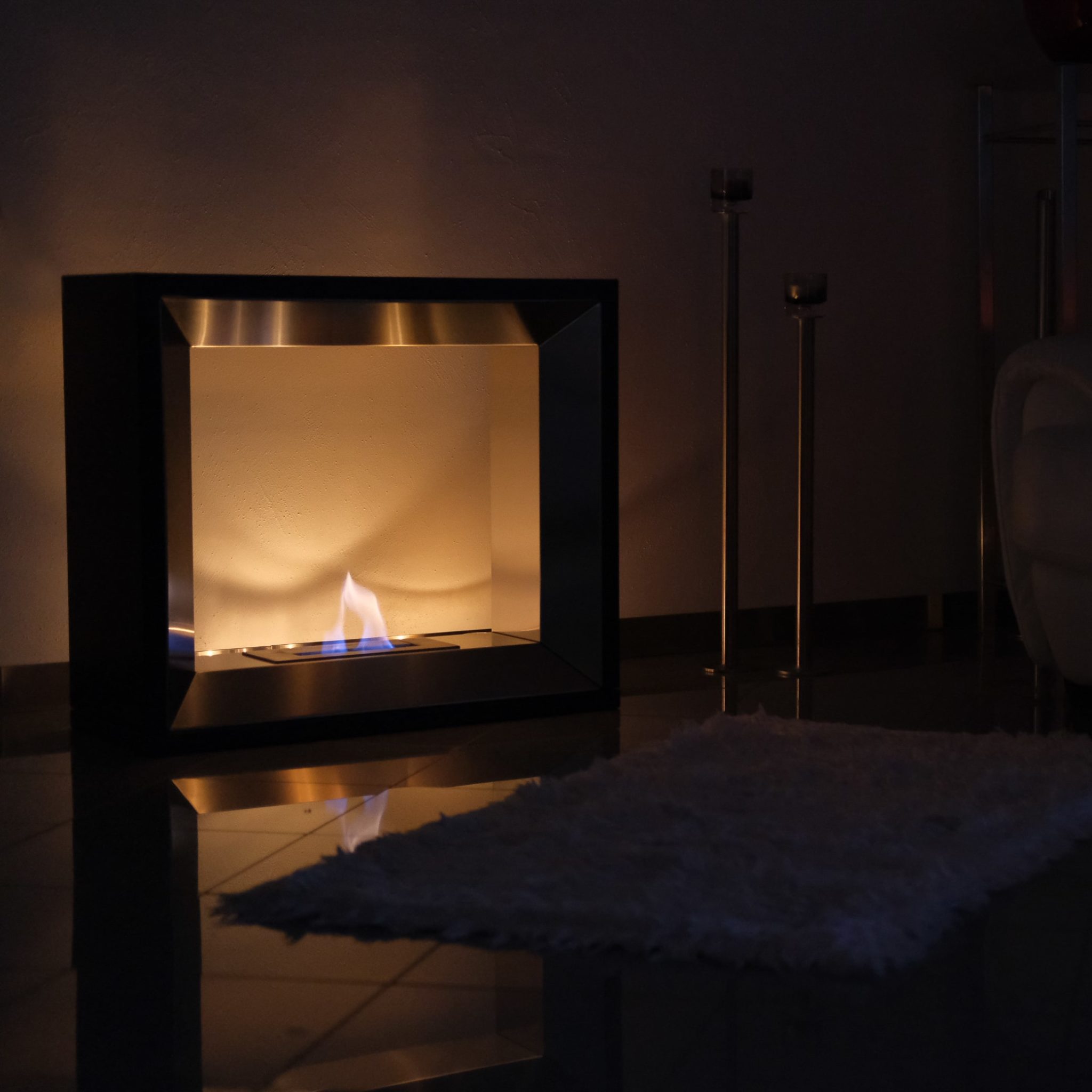 Designer Ethanol Kamin „Tegernsee“ | Stahlkunst